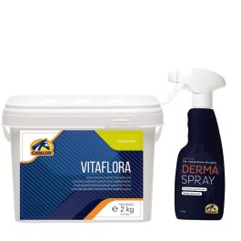 Vitaflora 2kg + Derma Spray 250ml Cavalor