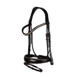 Trenshoofdstel Passier Blu Spirit met swarovski neusriem + teugels